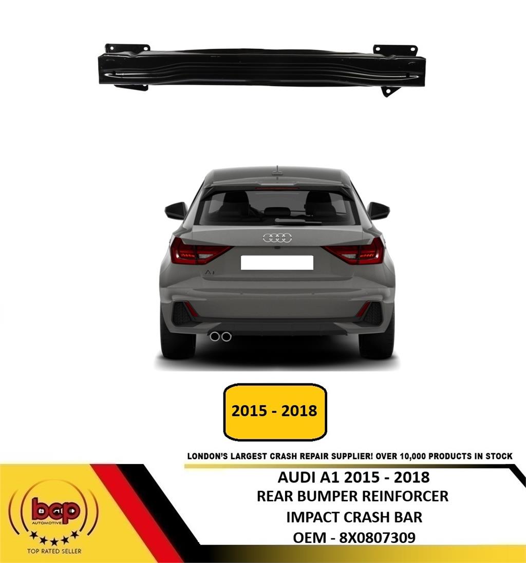 AUDI A1 2015 - 2018 FRONT BUMPER REINFORCER IMPACT CRASH BAR NEW 8X080 ...