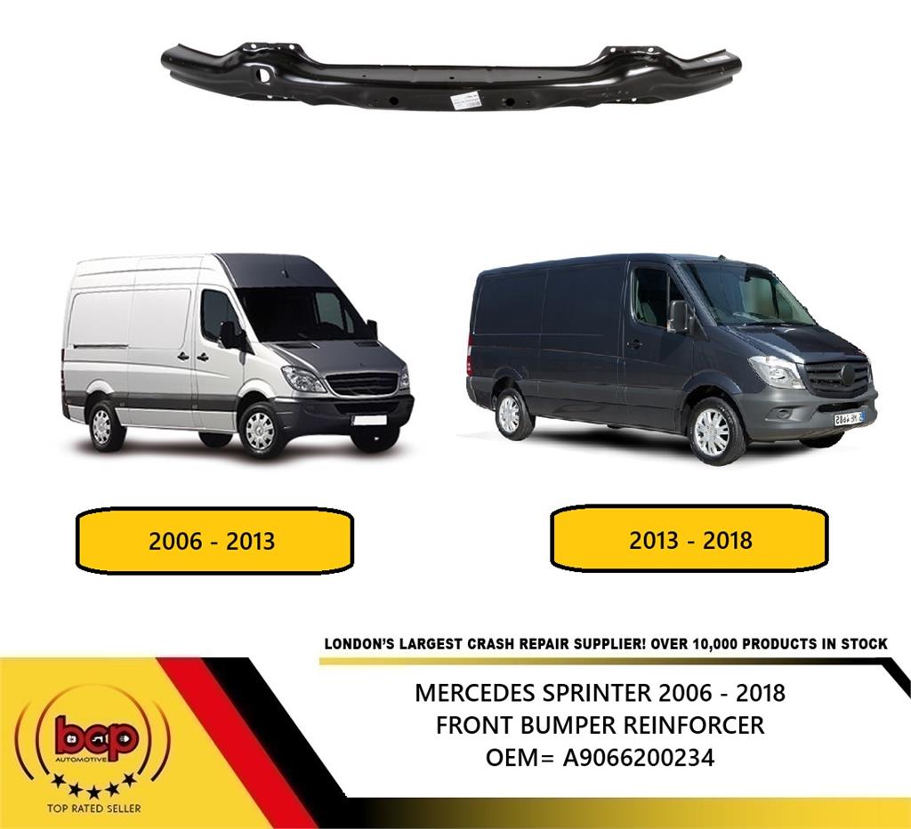 MERCEDES BENZ SPRINTER MK3 2013 - 2018 FRONT BUMPER REINFORCEMENT CROS ...