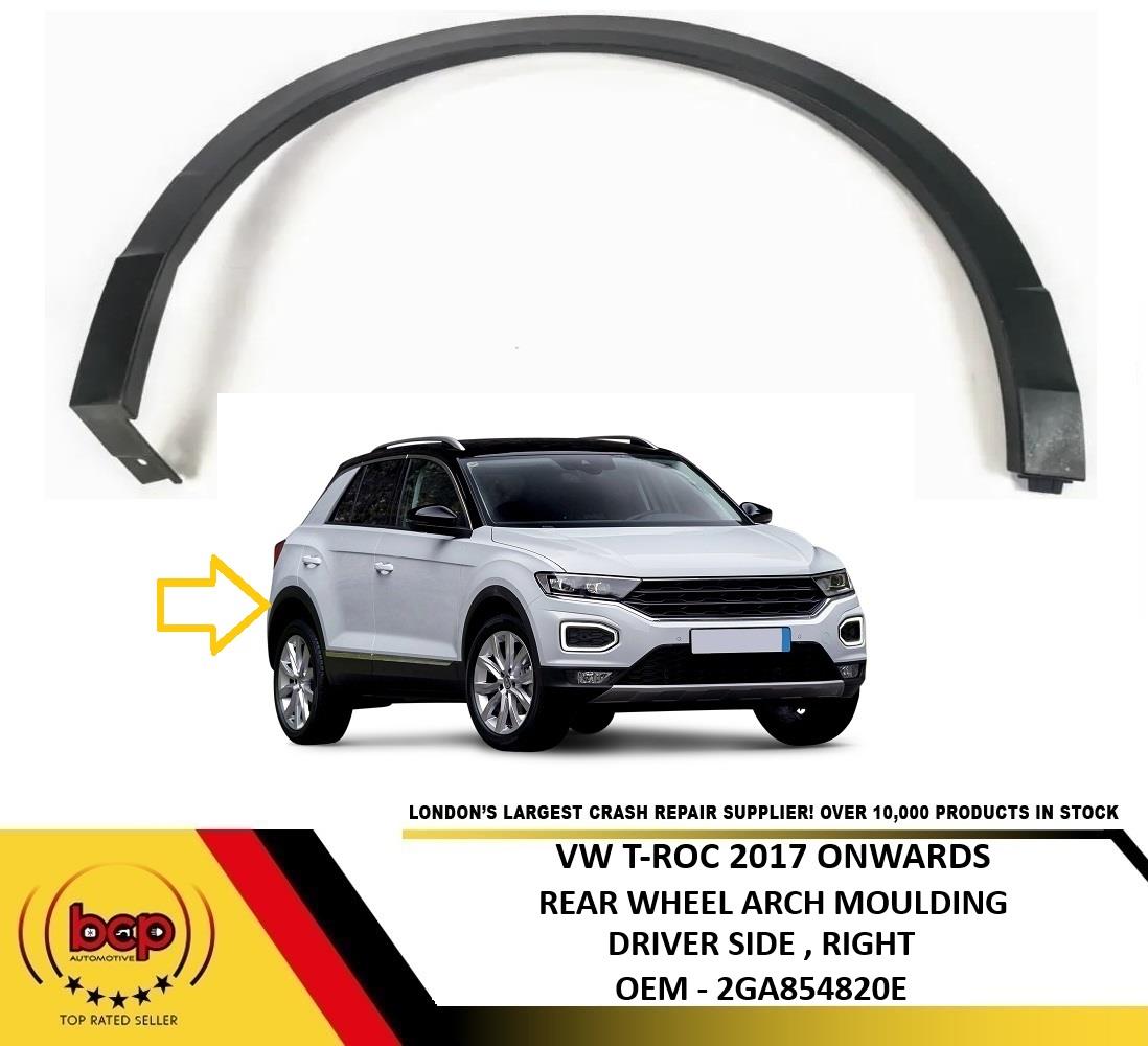 VW TROC TROC 2017 - 2022 REAR WHEEL ARCH TRIM MOULDING DRIVER SIDE RIG ...